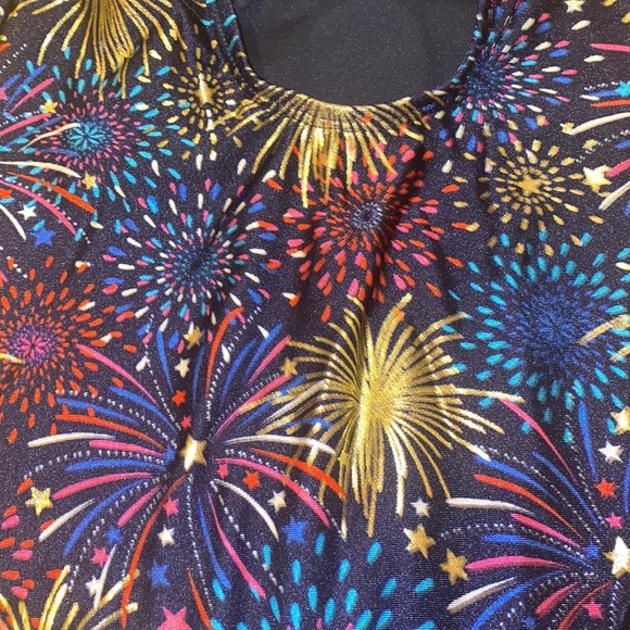 Swim | Nwt Girls Fireworks Metallic Bathing Suit Spf 5 | Poshmark